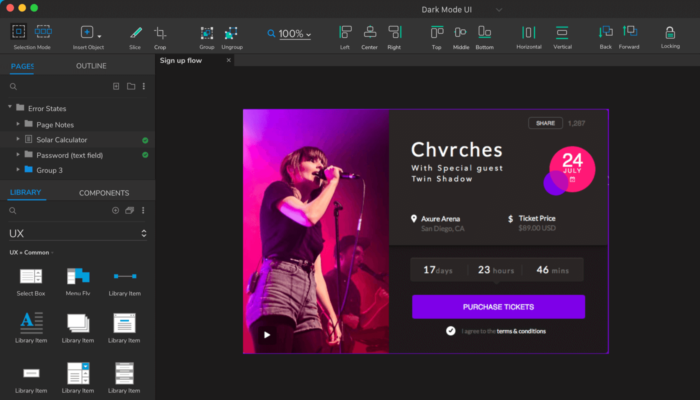 Check Out in Axure RP: Dark Mode - Axure Check Out in Axure RP: Dark Mode - Axure